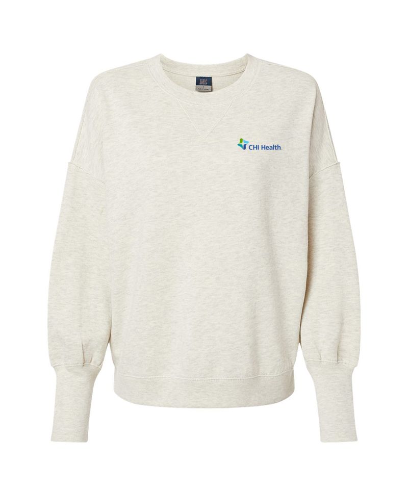 MV Sport Women's Sueded Fleece Crewneck Sweatshirt